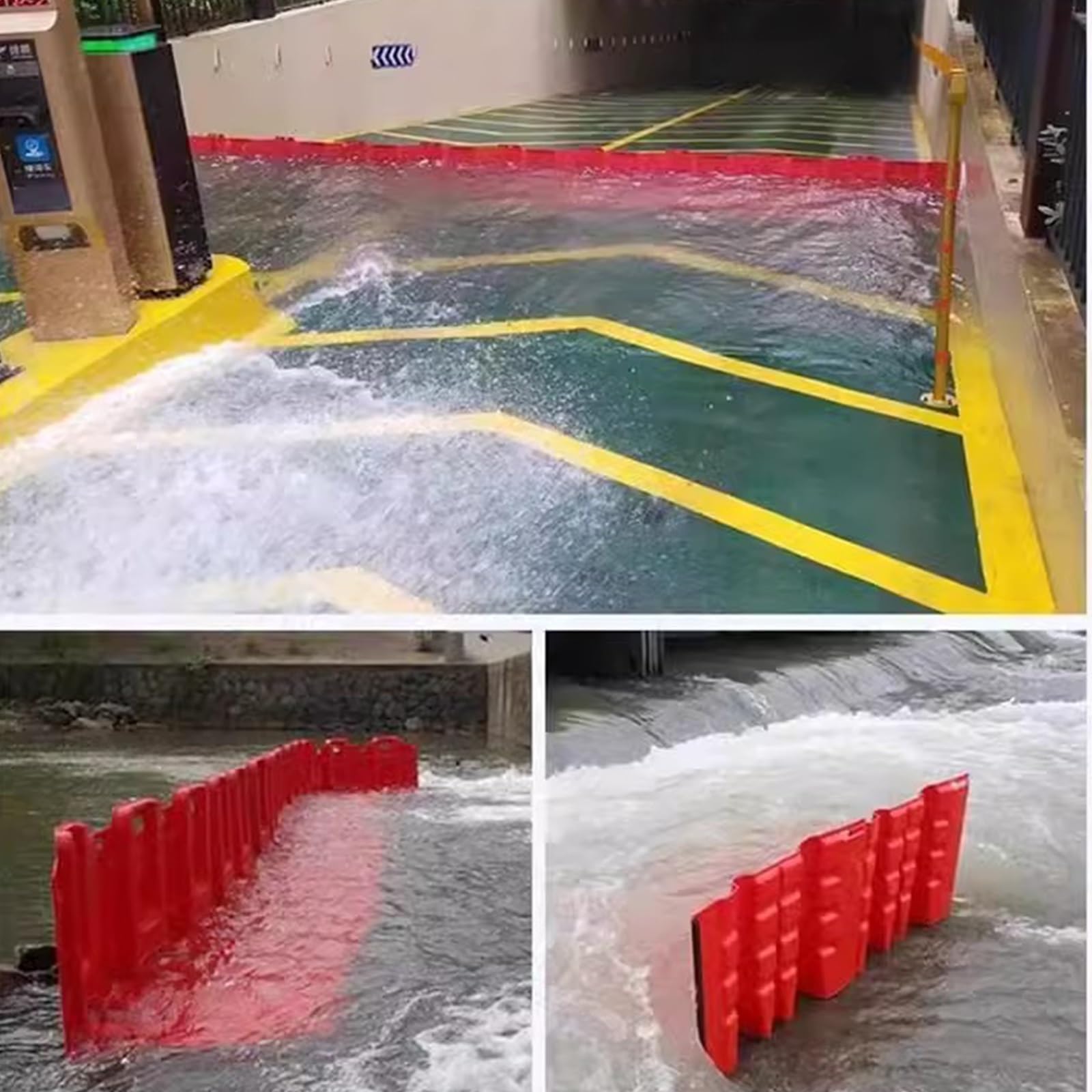 Amazon.co.jp: 水害防止パネル, 洪水バリア緊急ブロックウォーター